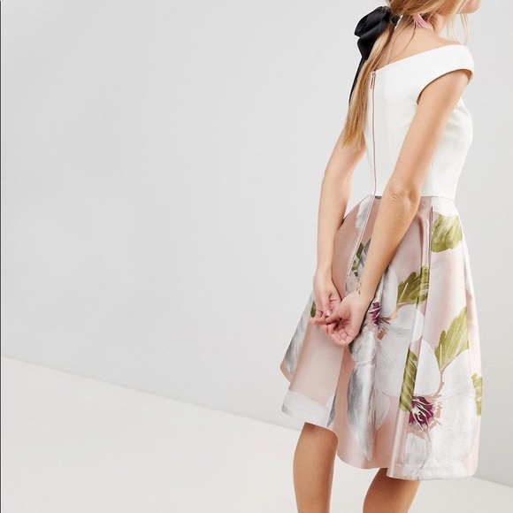 Ted Baker London | Dresses | Nwt Ted Baker Off The Shoulder Valtia ...